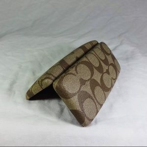 Coach | Accessories | Coach Tan Rectangular Hard Sunglass Case | Poshmark